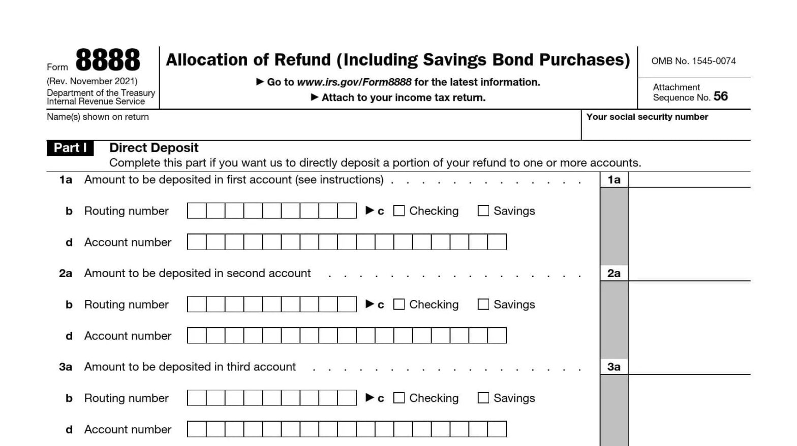 IRS Form 8888: How-to Split Your Tax Refund And Get Your Money Faster ...